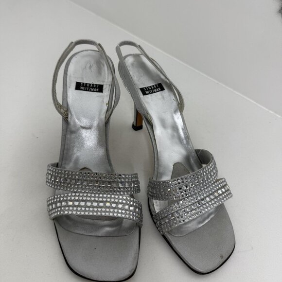 Stuart Weitzman | Shoes | Vintage Stuart Weitzman Rockstar Silver ...
